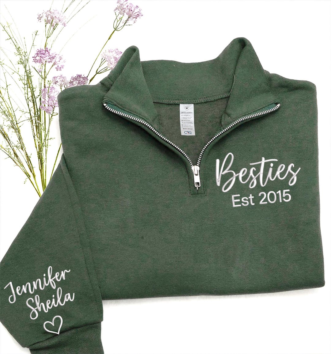 Personalized Besties Sweatshirt, Best Friends Crewneck, Girls Weekend ...