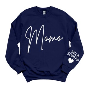 Momo Sweatshirt, Momo Shirt, New Momo Gift, Kids on Sleeve Momo ...