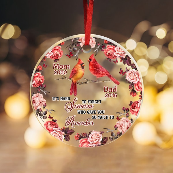 Cardinal Memorial Ornament - Etsy