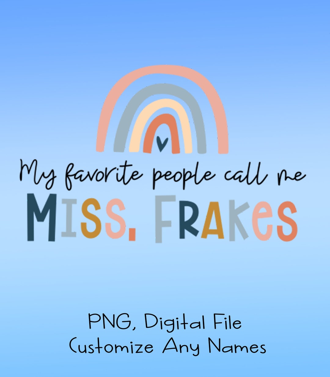 Custom Teacher Name Svg Png Sublimation Design Download Teacher Png Teachers Day Png Custom