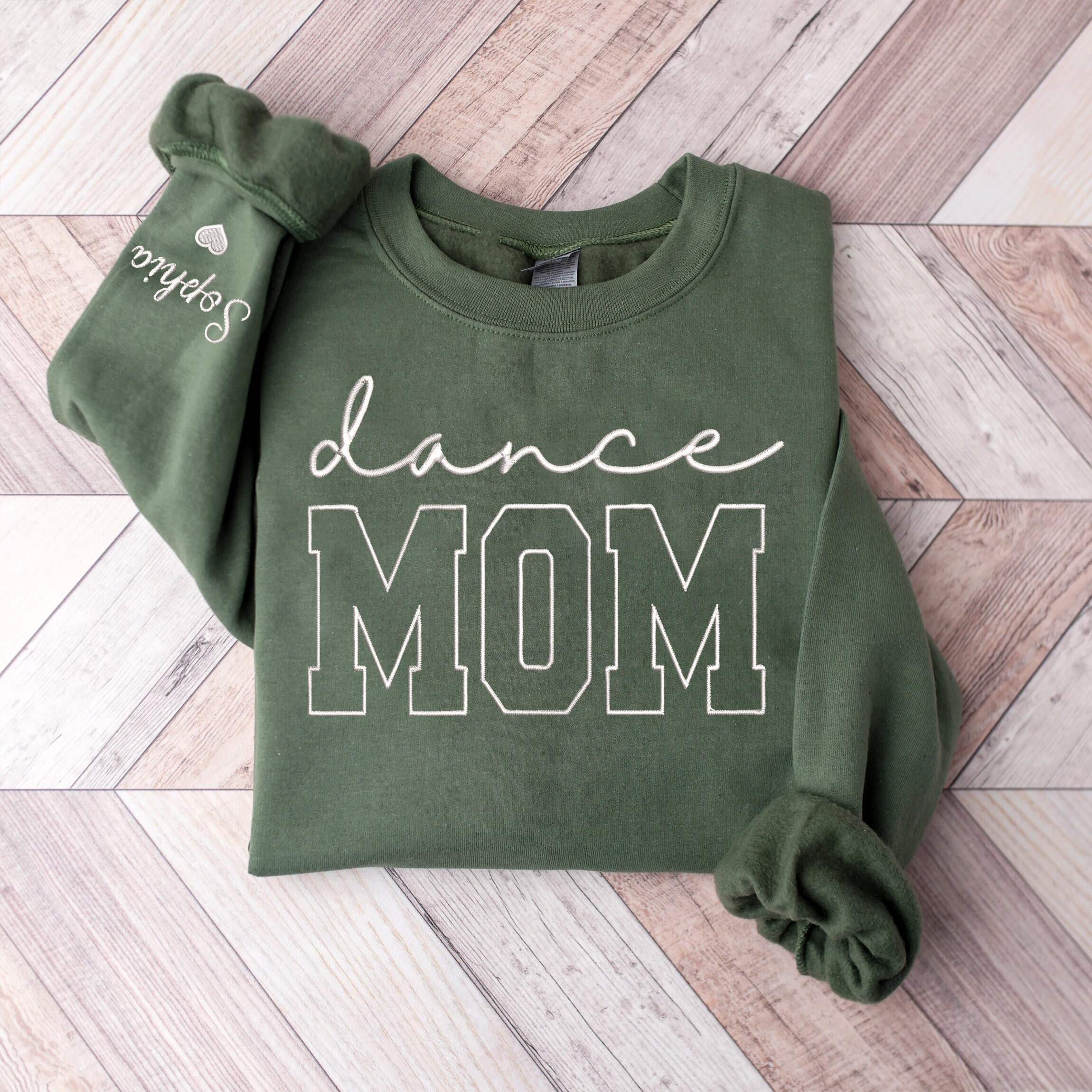 Embroidered Dance Moms Sweatshirt, Dance Mom Gift for Dancer Shirt for ...