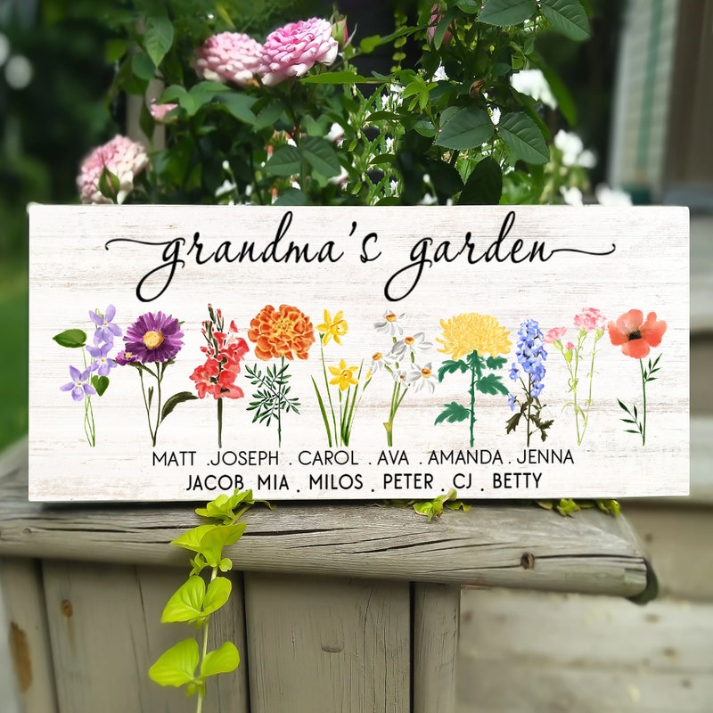 Flower Garden Sign - Etsy