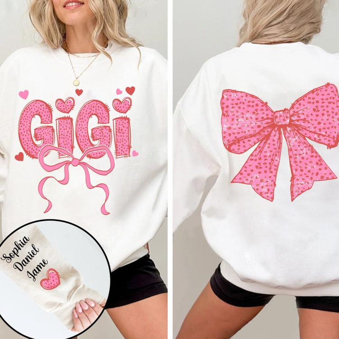 Personalized Gigi Valentine Sweatshirt, Gigi Hoodie, Custom Gigi Gifts ...