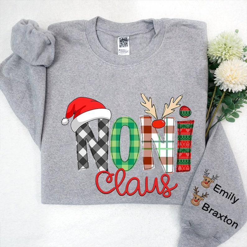 Custom Noni Claus Sweatshirt, Christmas Noni Claus Sweatshirt, Xmas ...