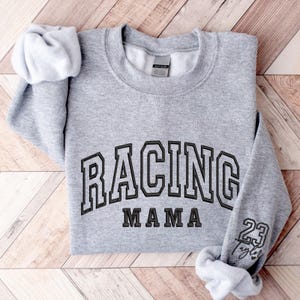 Custom Embroidered Racing Mama Sweatshirt, Personalized Racing Mom ...
