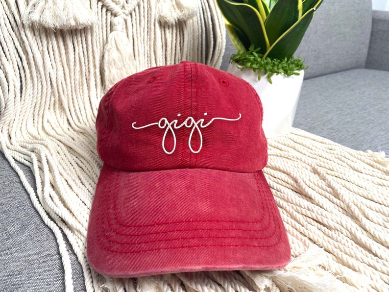 Gigi Hat Custom Embroidered Mom Hat Gift for Mom Gigi Mimi - Etsy