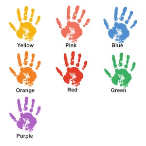 Custom Mama Handprints Succulent Pot, Mom Plant Pot, Flower Handprint ...