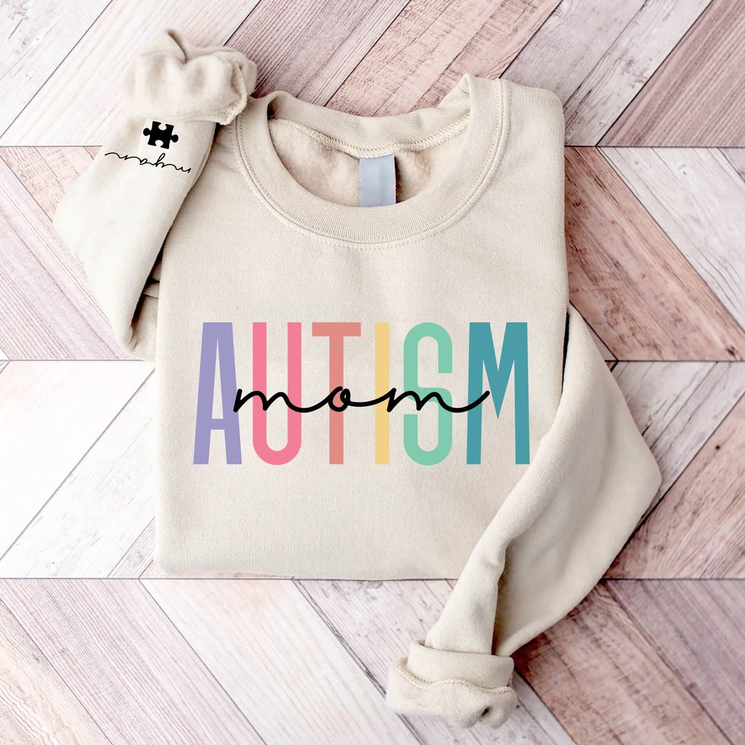 Autism Mom Shirt, Autism Mom Sweatshirt, Autism Mama Shirt, Name on ...