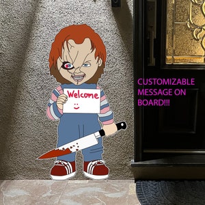 Chucky Cutout Chucky Chucky Yard Signs Chucky Background - Etsy