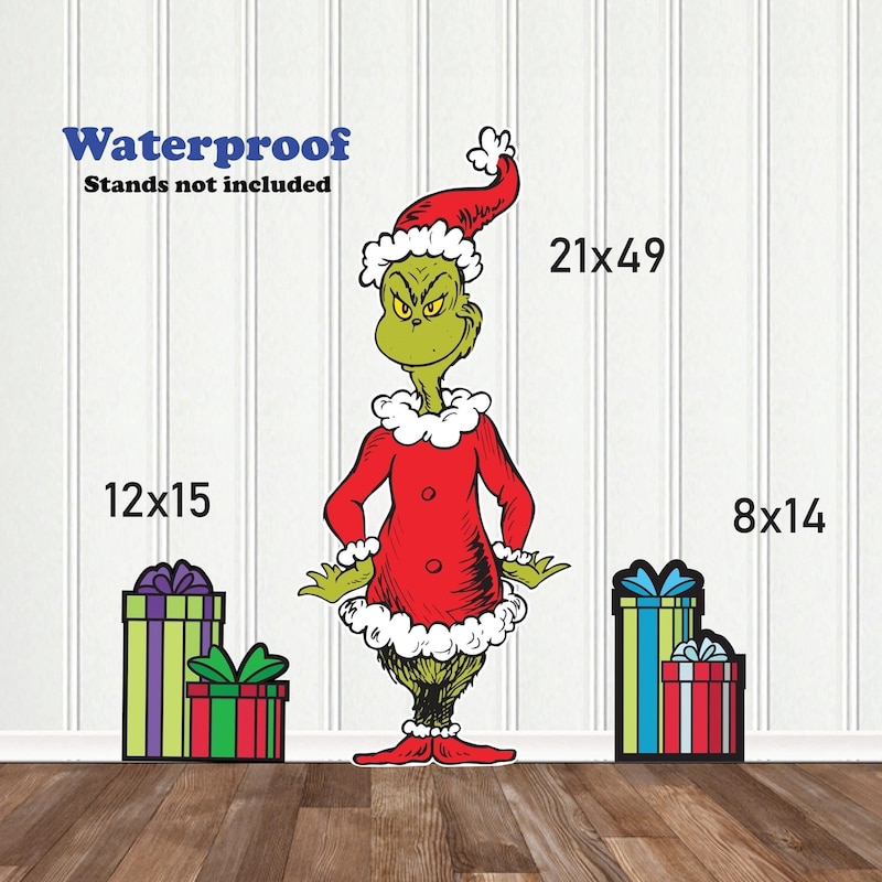 Grinch Backdrop - Etsy