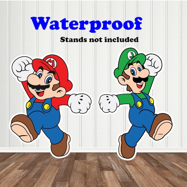 Mario Theme Cutouts - Etsy