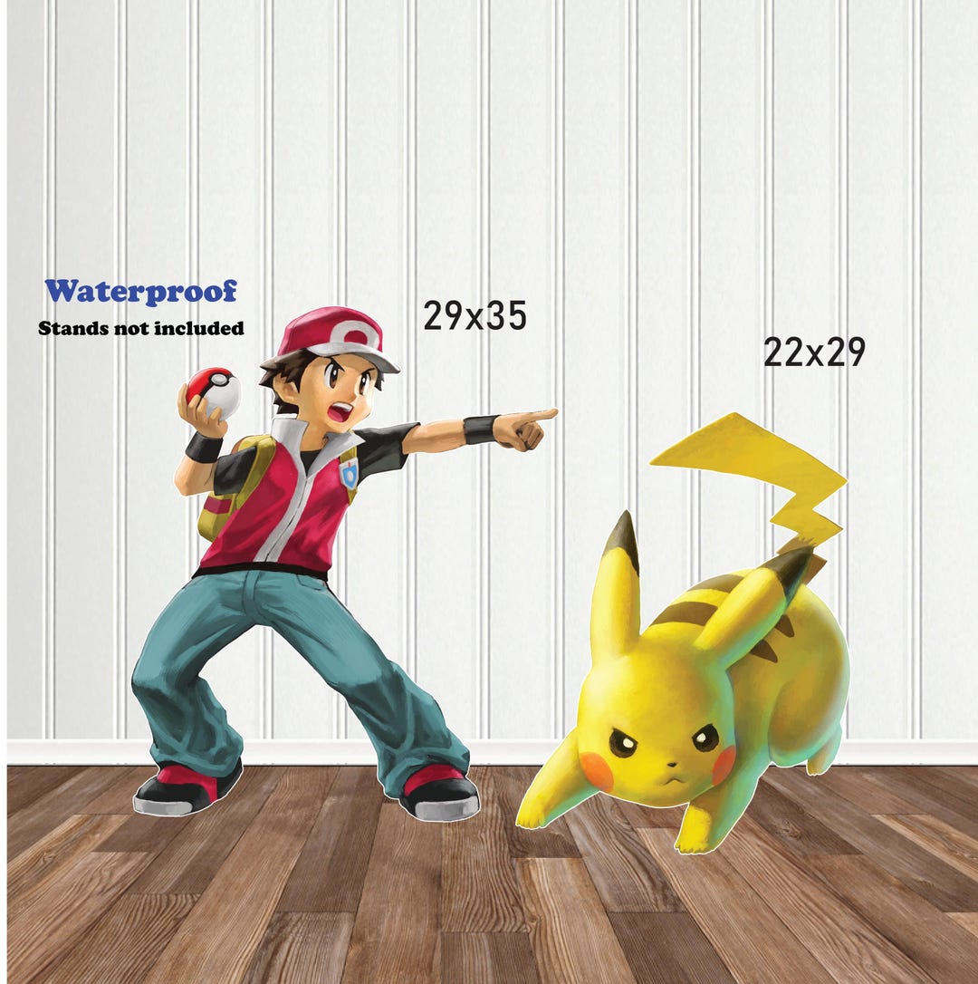 Pokemon Cutouts, Pikachu Art - Etsy