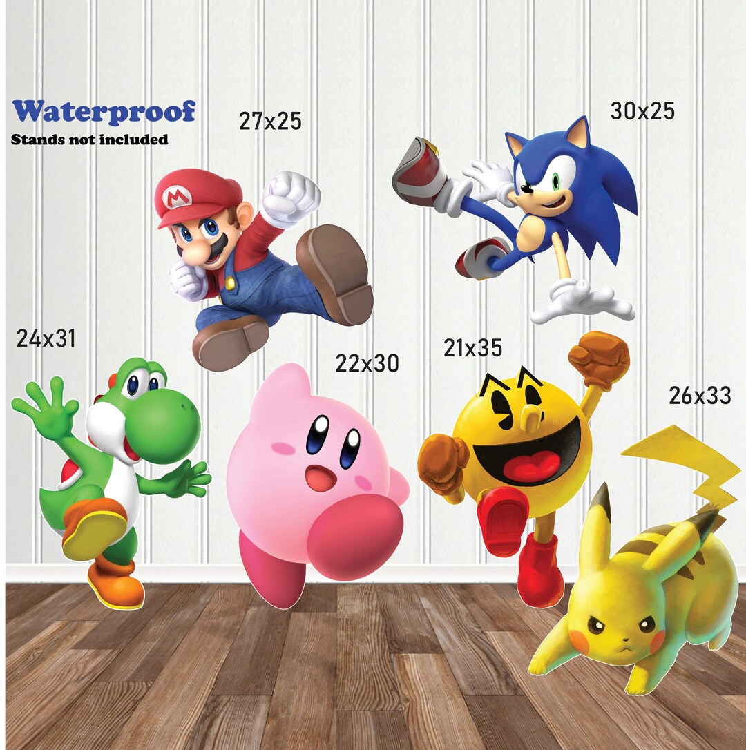 Smashbros Cutout Set, Smashbros Decorations - Etsy