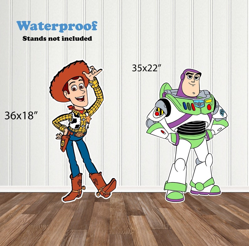 Toy Story Cutouts, Woody, Buzz Lightyear - Etsy