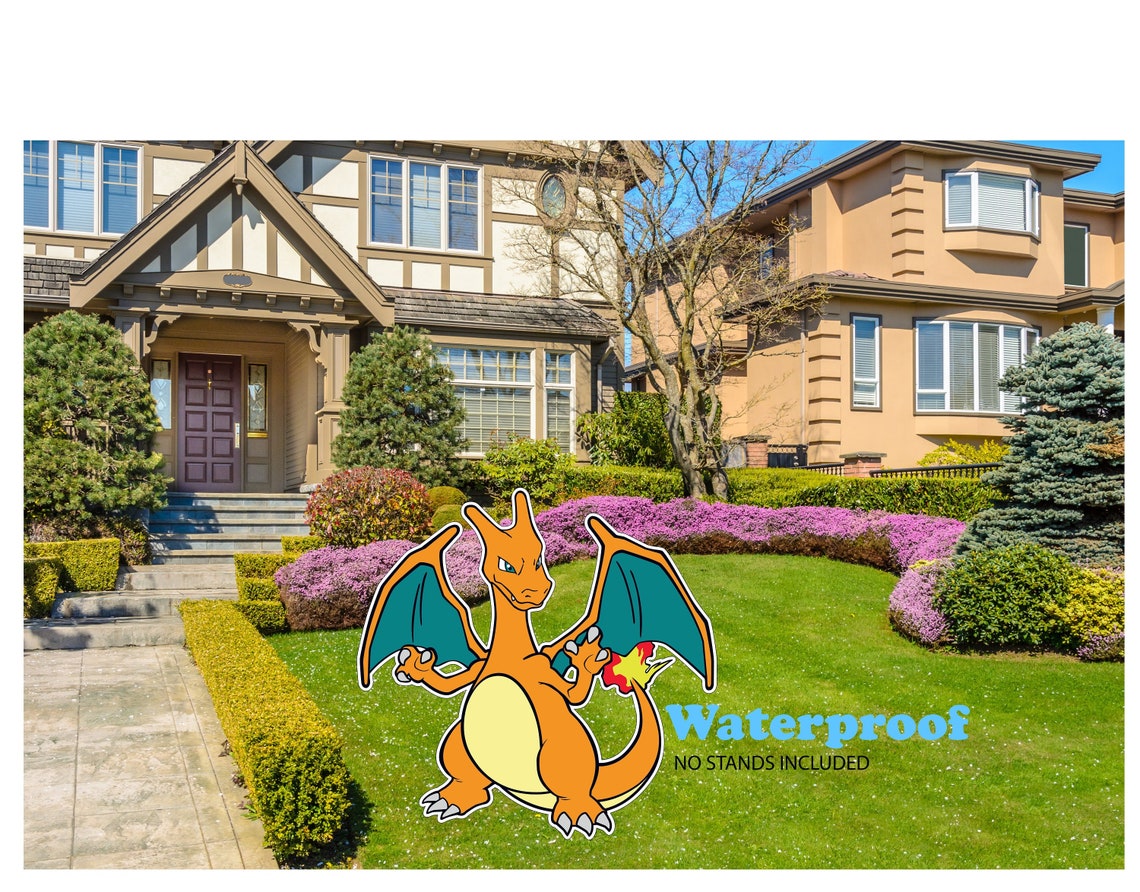 Pokemon Cutouts, Charizard, Pokemon Yard Signs, Pokemon Background ...