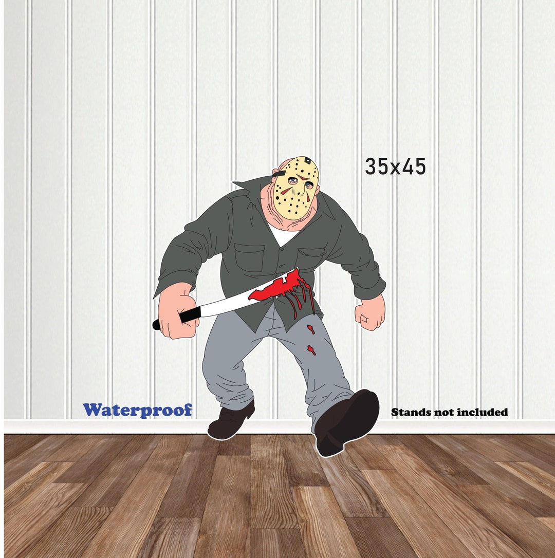 Jason Voorhees Cutout, Jason Voorhees, Jason Yard Sign, Jason Cutout ...