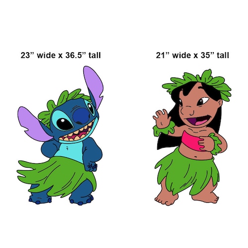 Lilo & Stitch Cutouts, Lilo, Stitch, Lilo Stitch Yard Signs, Lilo and ...
