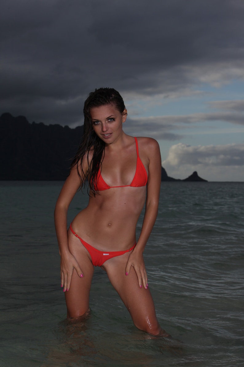 Cameltoe Thong Bikini Etsy