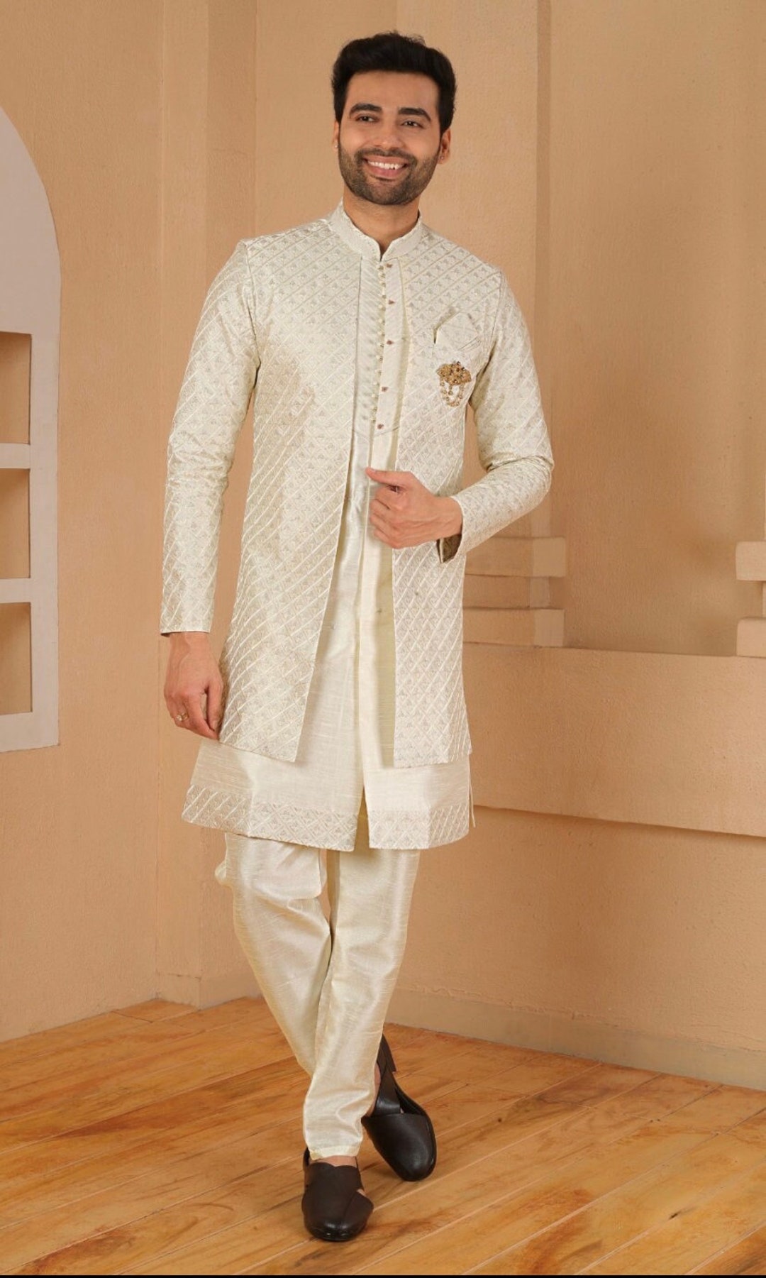 Jodhpuri Kurta With Koti for Men Wedding Jodhpuri Indian - Etsy