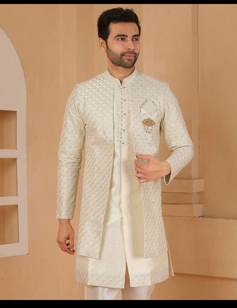 Jodhpuri Kurta With Koti for Men Wedding Jodhpuri Indian - Etsy
