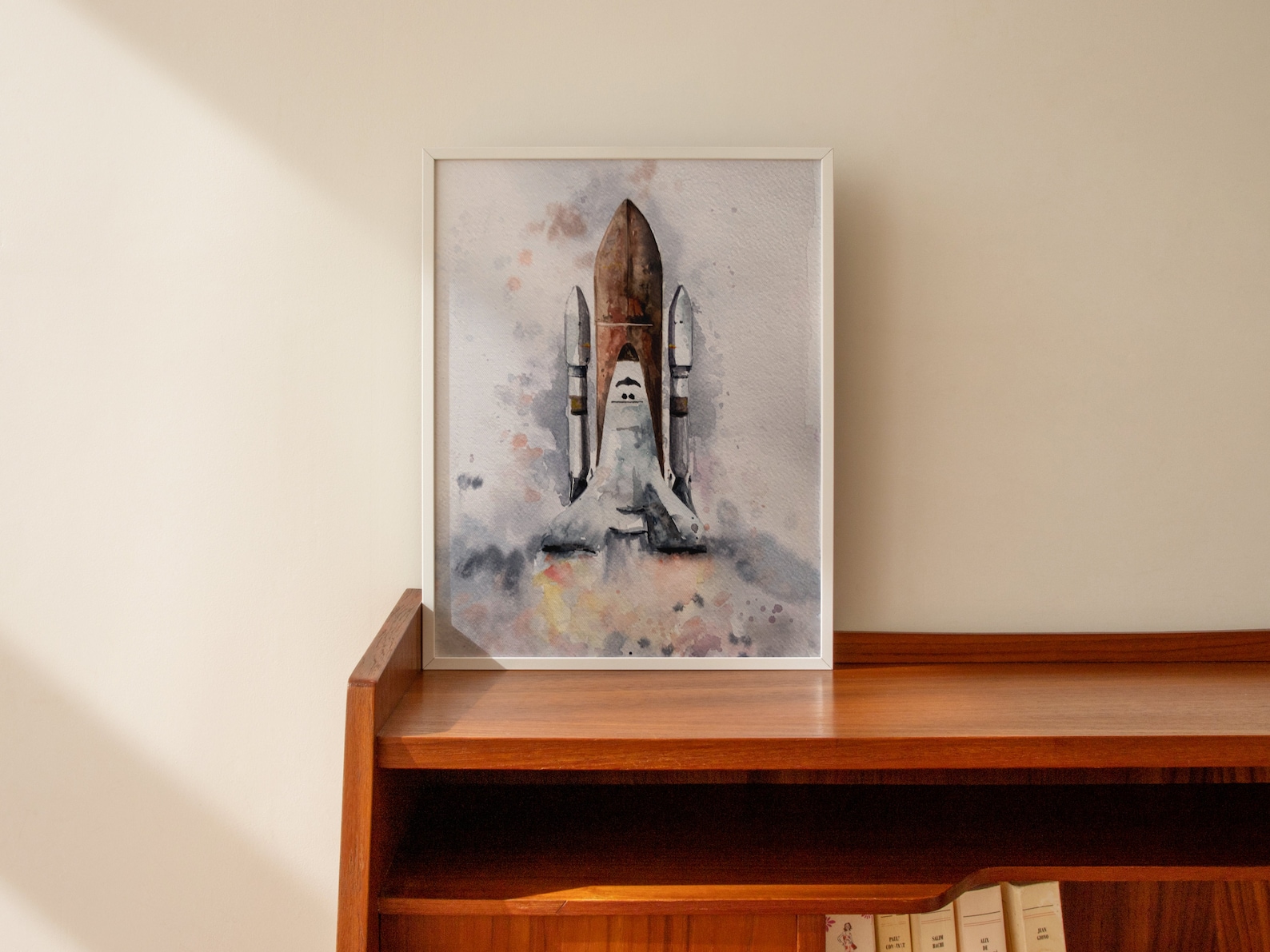 Spaceship Wall Art, Space Shuttle Print, Starship Printable Wall Art ...