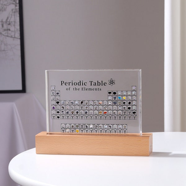 Acrylic Chemical Element Periodic Table Display - Etsy