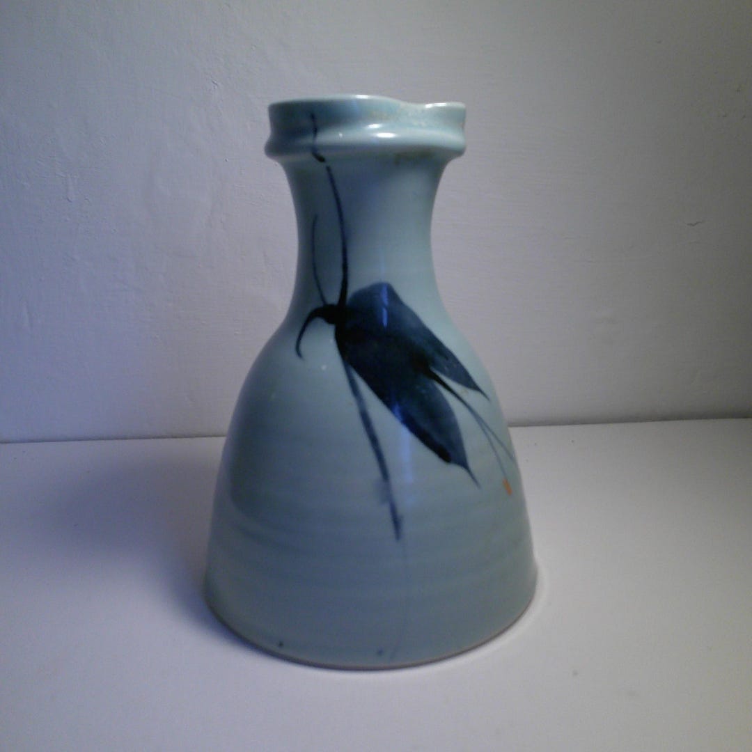 Vintage Studio Pottery Carafe / Jug by Geoffrey Healy , Ireland - Etsy