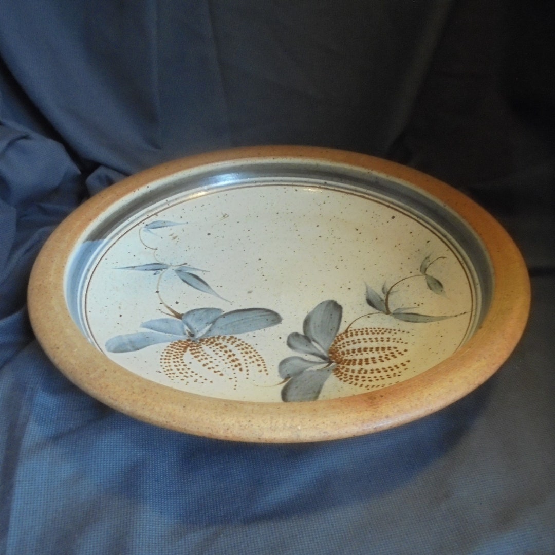 Joe Finch Large Studio Pottery Charger / Shallow Bowl - Etsy