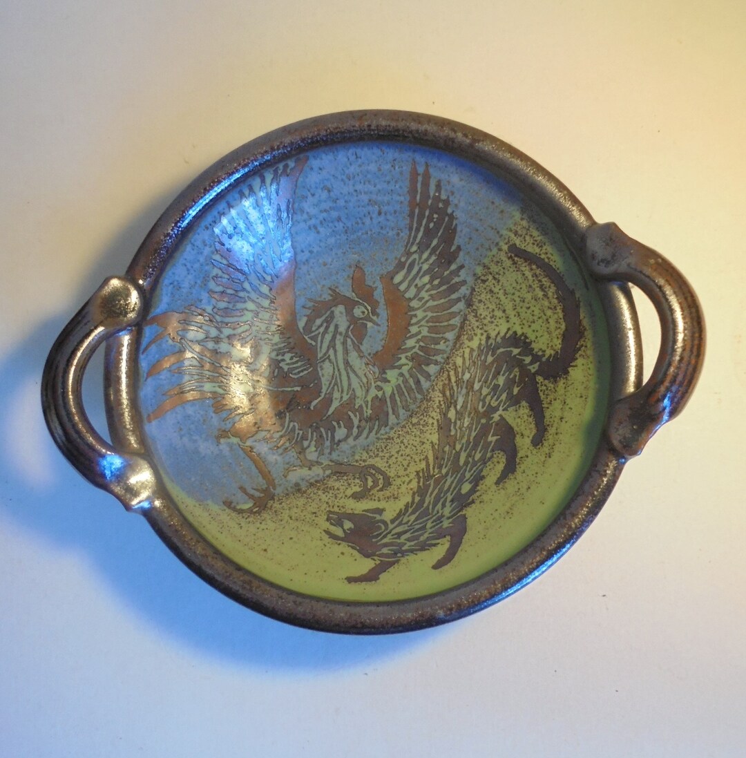 Simon Eeles studio Pottery Handled bowl - Etsy UK