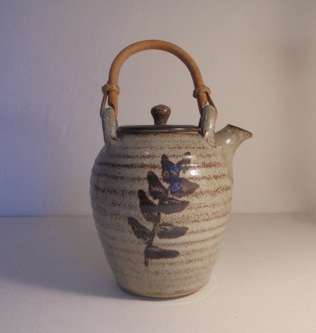 Simon Leach Studio Pottery Teapot - Etsy UK