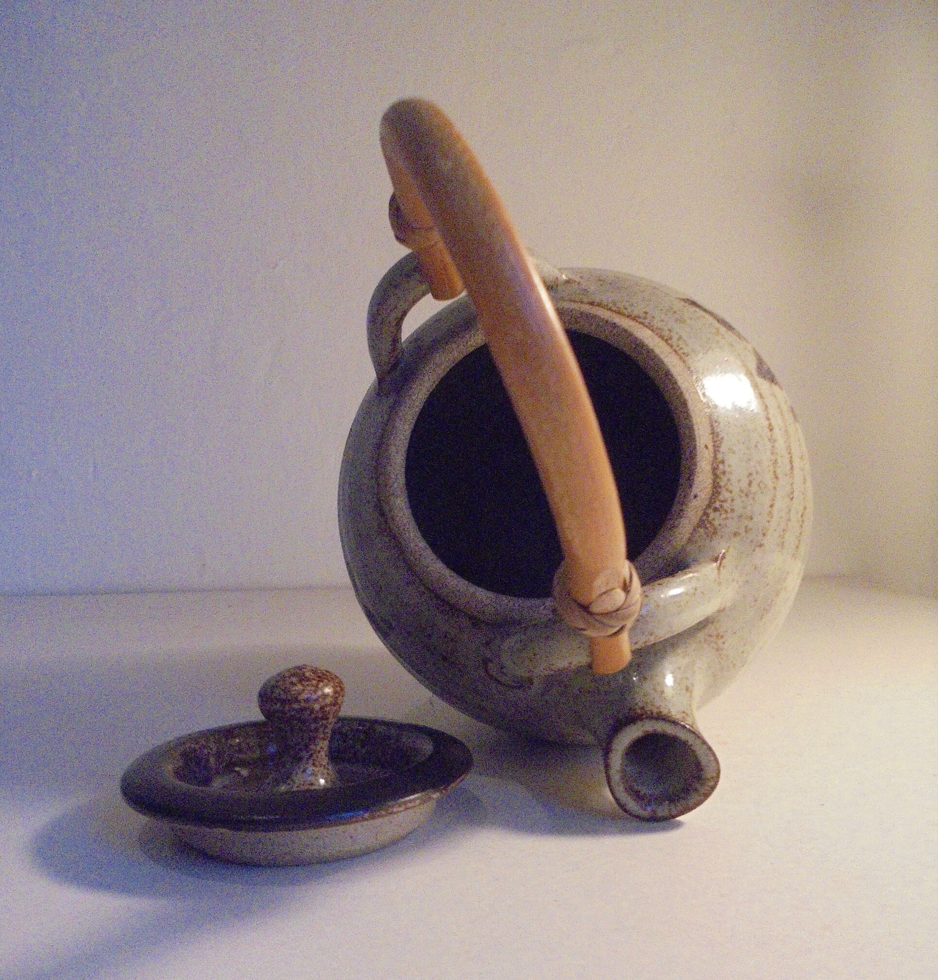 Simon Leach Studio Pottery Teapot - Etsy UK