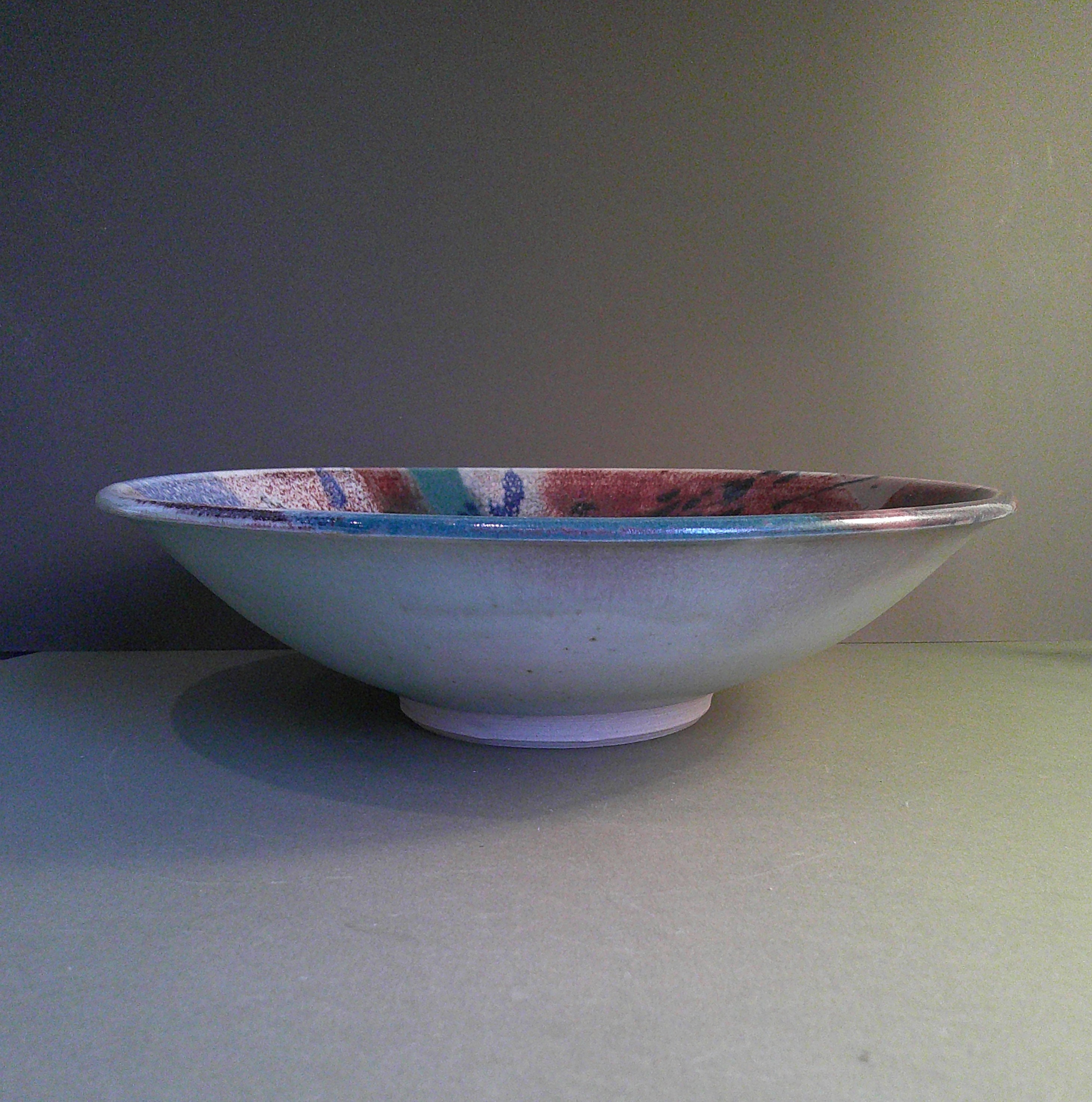 Vintage Large Nigel Cox Studio Pottery Bowl - Etsy UK