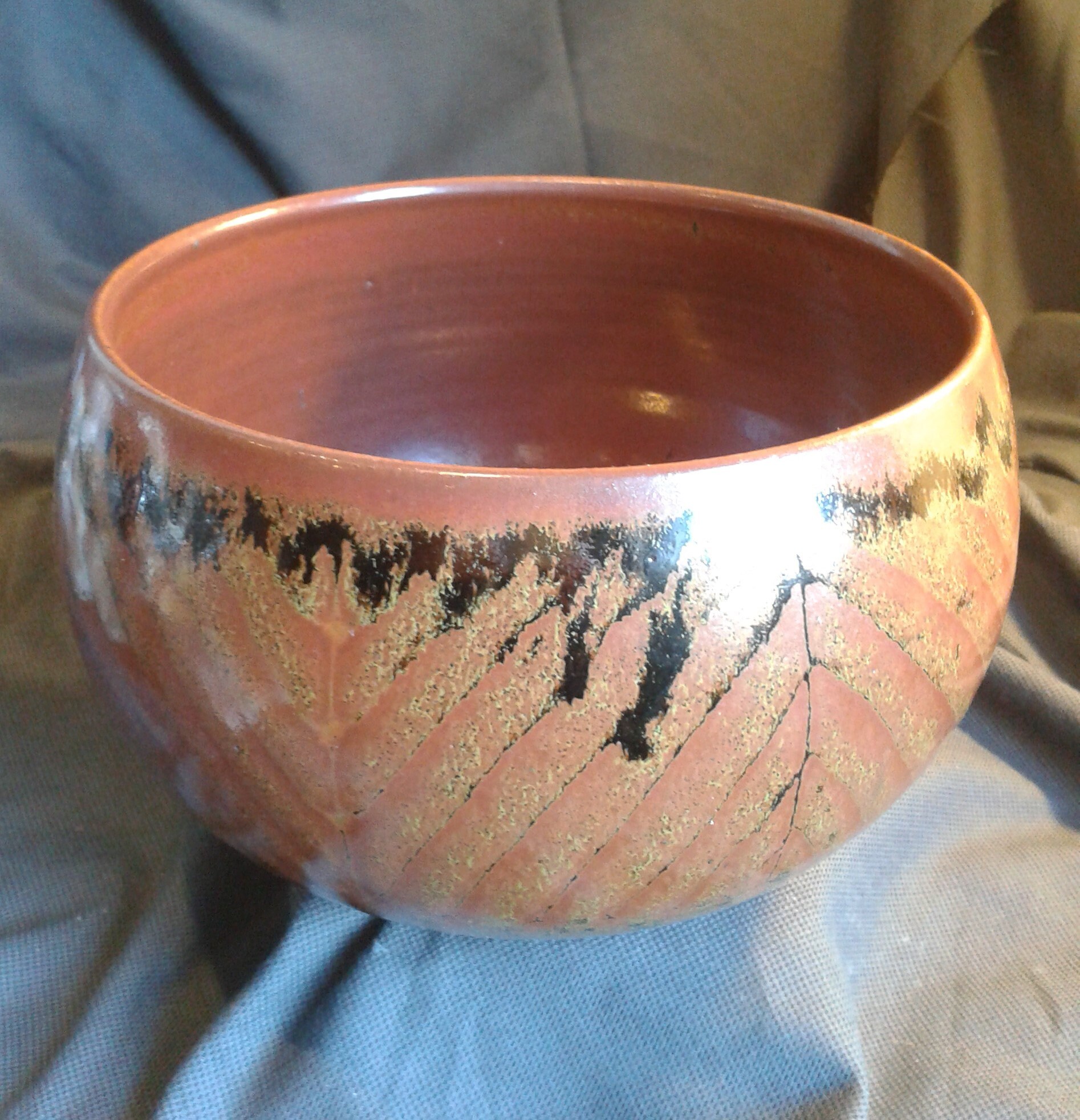 Andrew Crouch Studio Pottery Highsided Bowl - Etsy