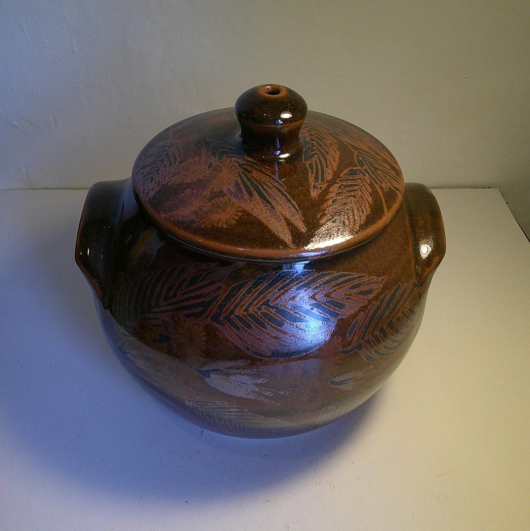 Vintage Eeles Family Studio Pottery Lidded Pot / Crock - Etsy