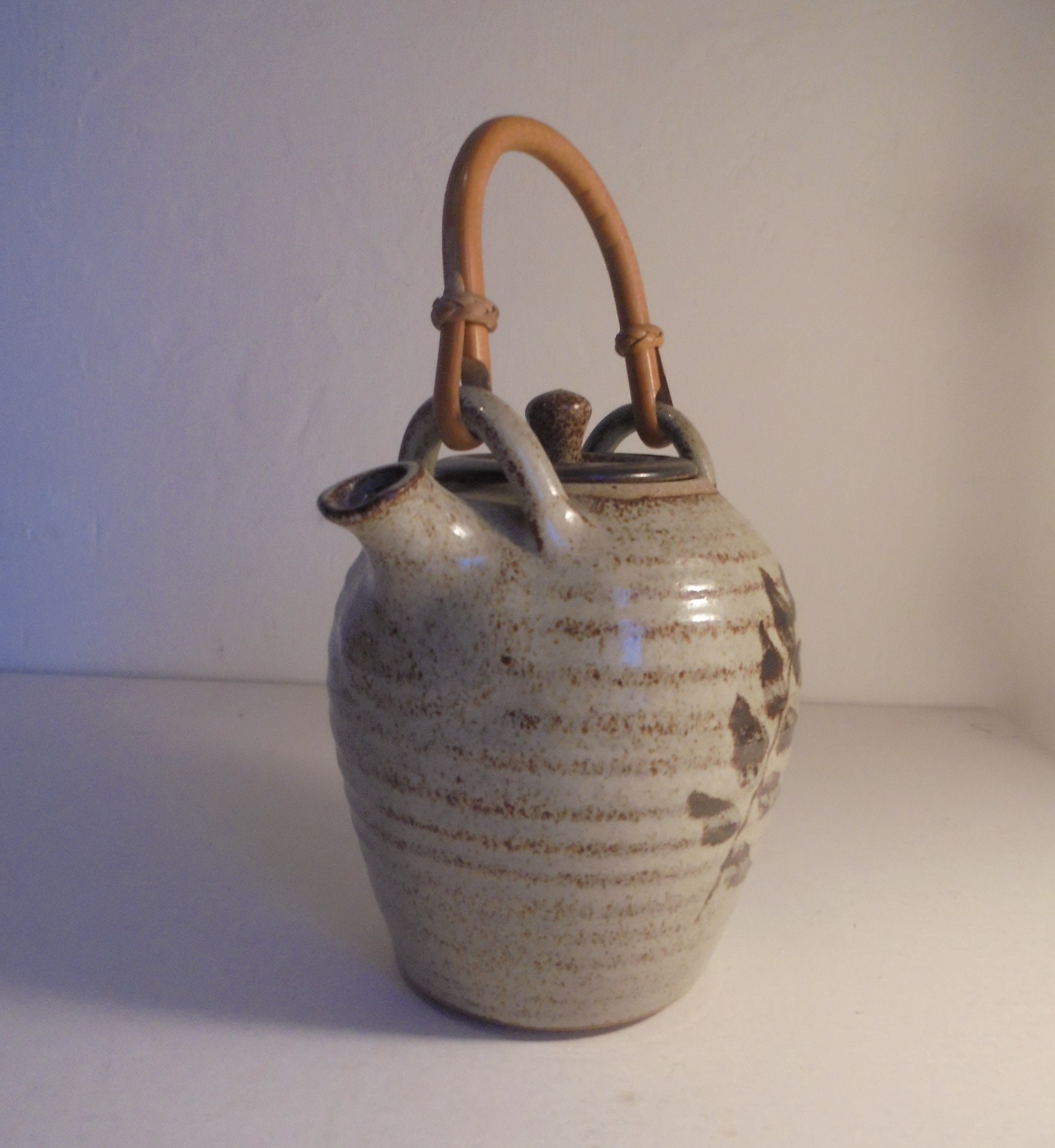 Simon Leach Studio Pottery Teapot - Etsy UK