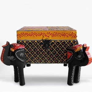 Indian Wooden Jewelry Box, Antique Traditional Wooden Box - Etsy