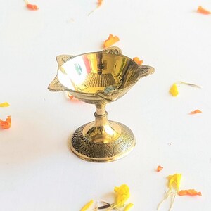 Brass Deepak for Pooja, Oil Lamp, Mandir Temple Decor, Pack of 10 - Etsy