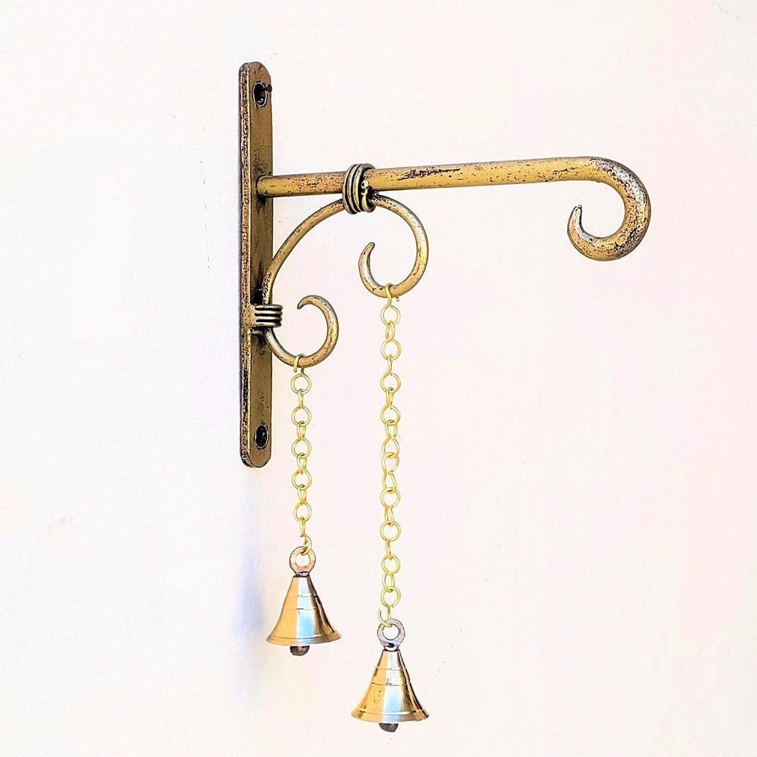 Brass Bells With Iron Hook, Hanging Bell, Set of 3 Pcs - Etsy