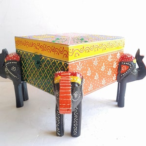 Indian Wooden Jewelry Box, Antique Traditional Wooden Box - Etsy