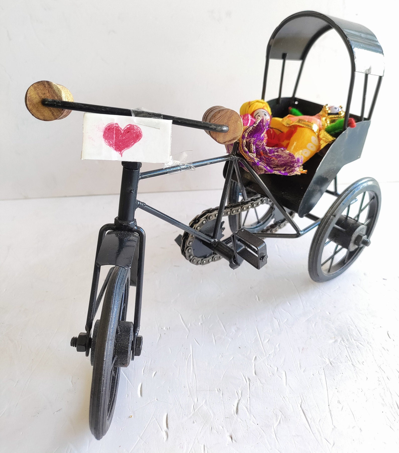 Antique Vintage Bicycle, Miniature Bicycle Décor, Couple Bicycle - Etsy