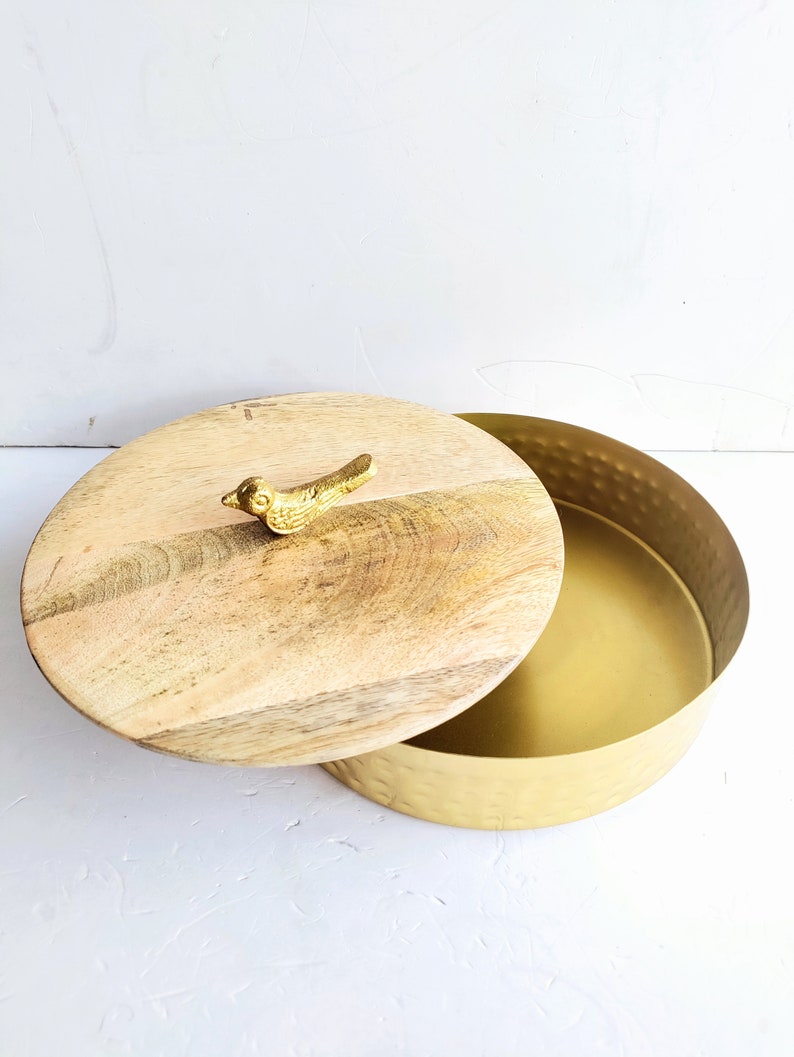 Indian Chapati Box Casserole With Lid Metal Bread Box - Etsy