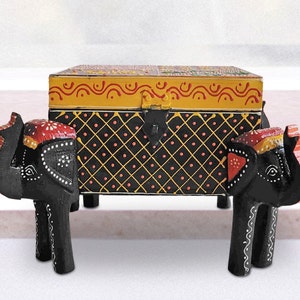 Indian Wooden Jewelry Box, Antique Traditional Wooden Box - Etsy