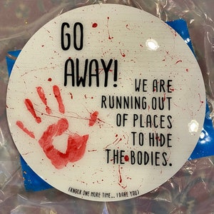 Halloween Door Sign - Etsy