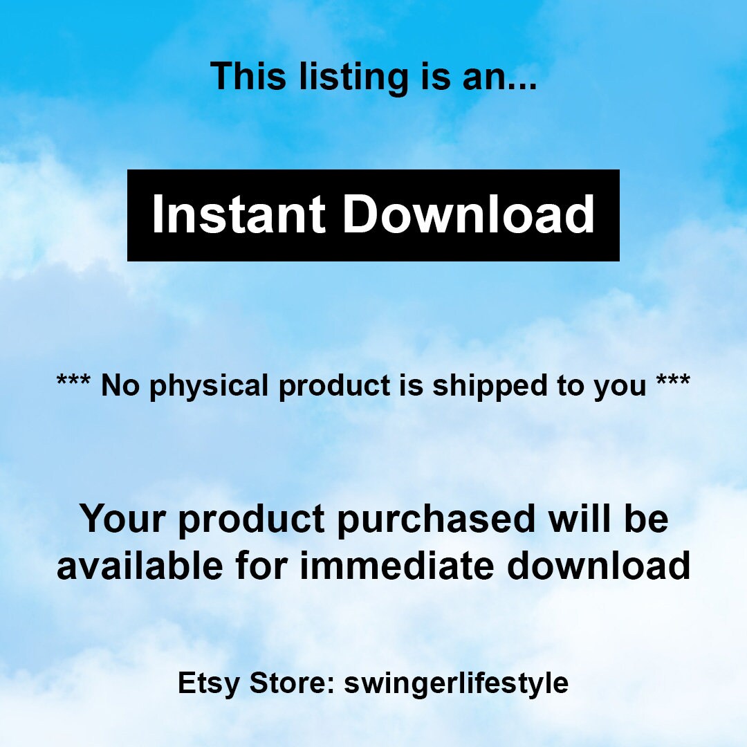 Swinger Lifestyle Printable Greeting Card Orgy Invitation Gag T