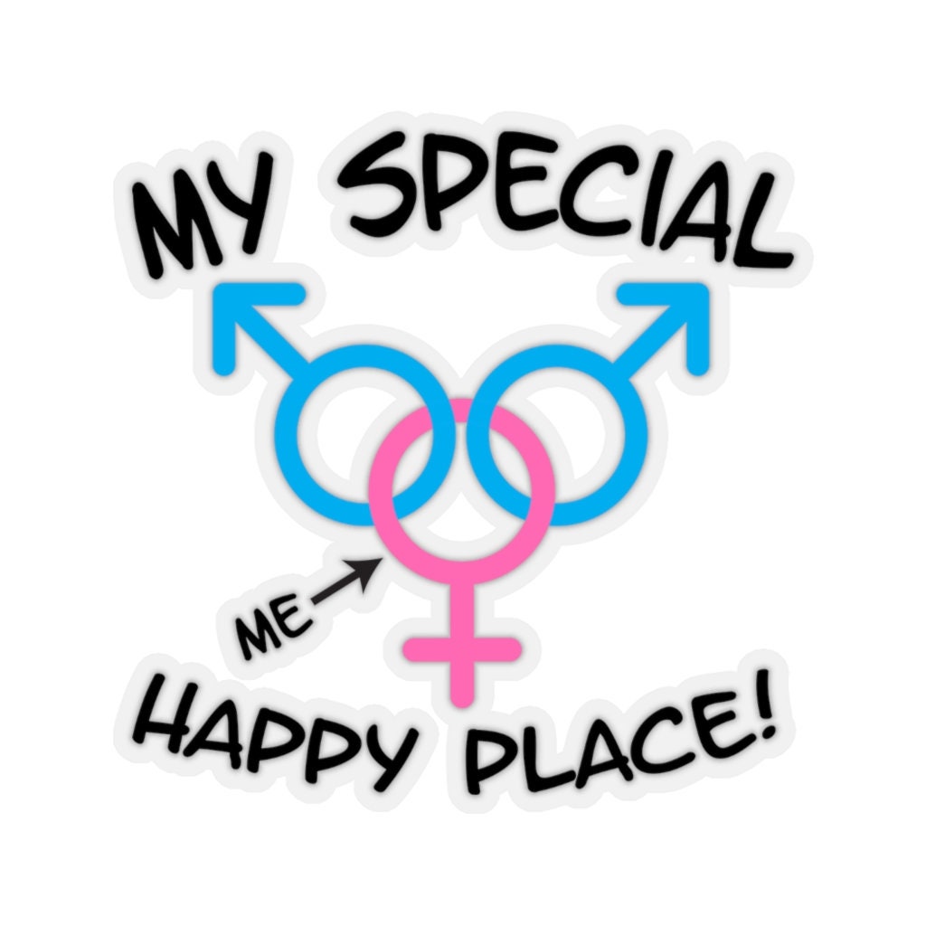 Swinger Lifestyle Mfm Threesome Sticker Happy Place Swinger Couple