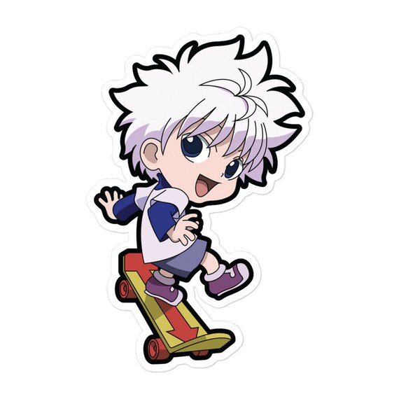 Killua Zoldyk Killua Anime Sticker Anime HXH Sticker | Etsy