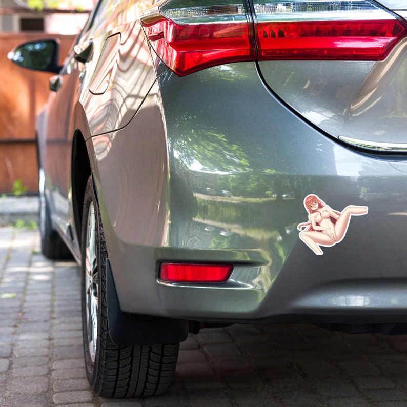 Sexy Anime Girl Rose Sticker Nude Ecchi Nsfw Waifu Sticker Etsy