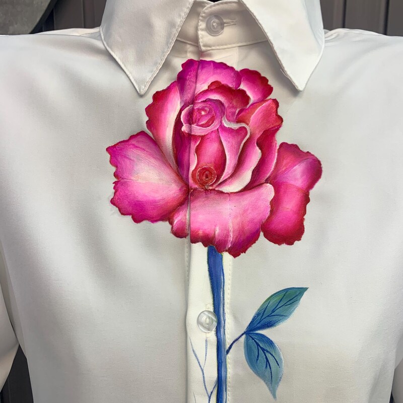 Hand Painted Roses - Etsy