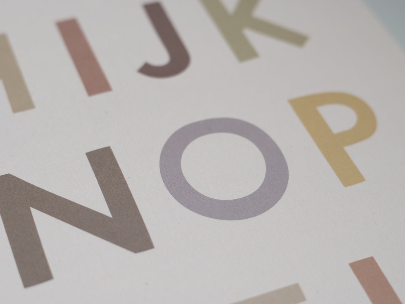 ABC Poster Alphabet Poster A3 Gender Neutral Letters Nursery - Etsy