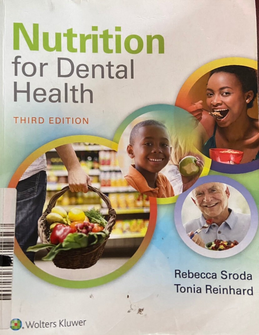 Nutrition for Dental Health Ch 1-3 - Etsy
